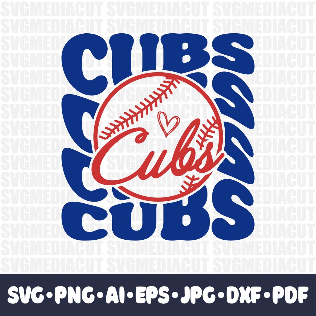 Cubs Baseball SVG Cricut Cut File. Love Baseball Team PNG Clipart ...
