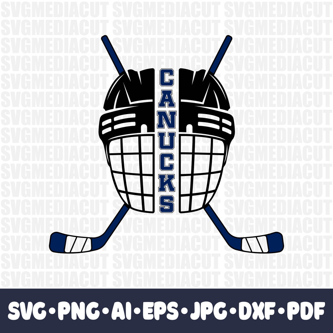 Canucks Hockey SVG Cricut Cut File. Love Hockey on Ice Team PNG Clipart ...