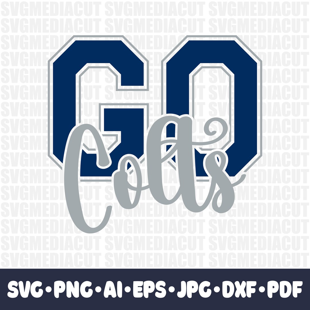 Colts Football SVG Cricut Cut File. Love Team PNG Clipart. Rugby ...