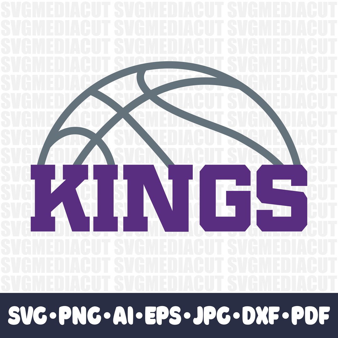 Kings Basketball SVG Cricut Cut File. Love Team PNG Clipart. Vinyl ...