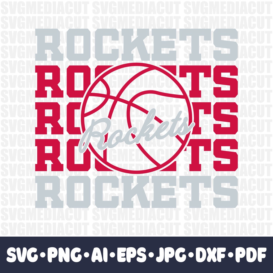 Rockets SVG Cricut Cut File. Basketball Team PNG Clipart. Cheer ...
