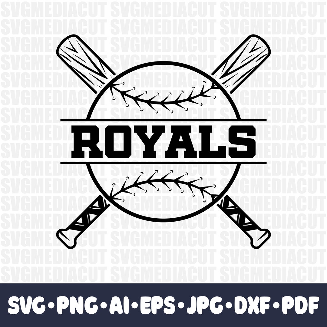 Royals Baseball SVG Cricut Cut File Love Baseball Team PNG Clipart ...