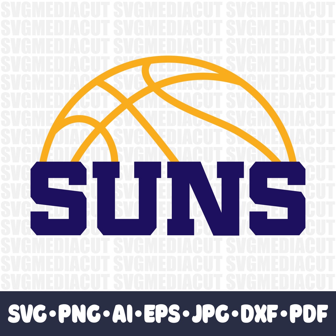 Suns Basketball SVG Cricut Cut File. Love Team PNG Clipart. Vinyl ...