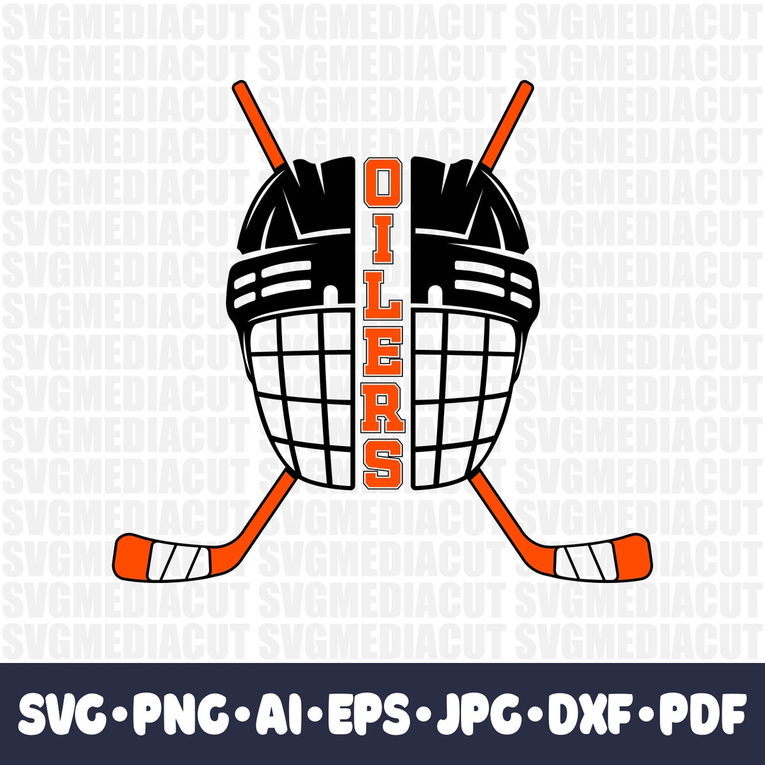 Oilers Hockey SVG Cricut Cut File. Love Hockey on Ice Team PNG Clipart ...