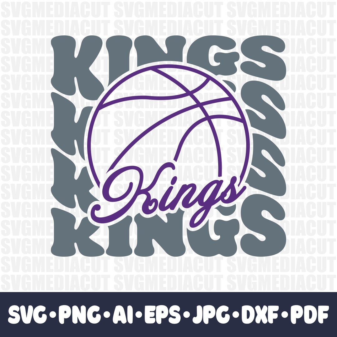 Kings Basketball SVG Cricut Cut File. Love Team PNG Clipart. Cheer ...