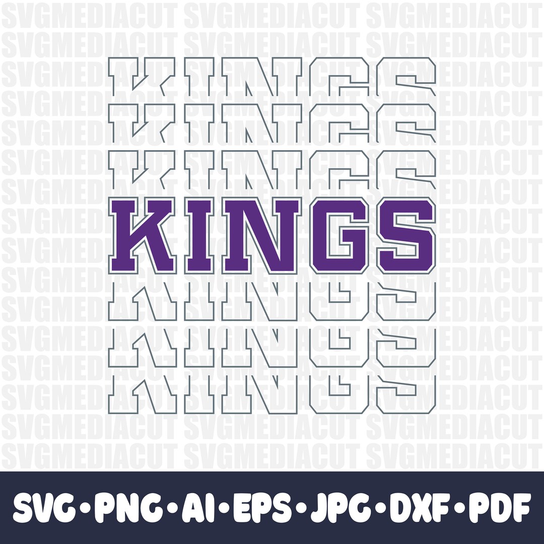 Kings Basketball SVG Cricut Cut File. Love Team PNG Clipart. Vinyl ...