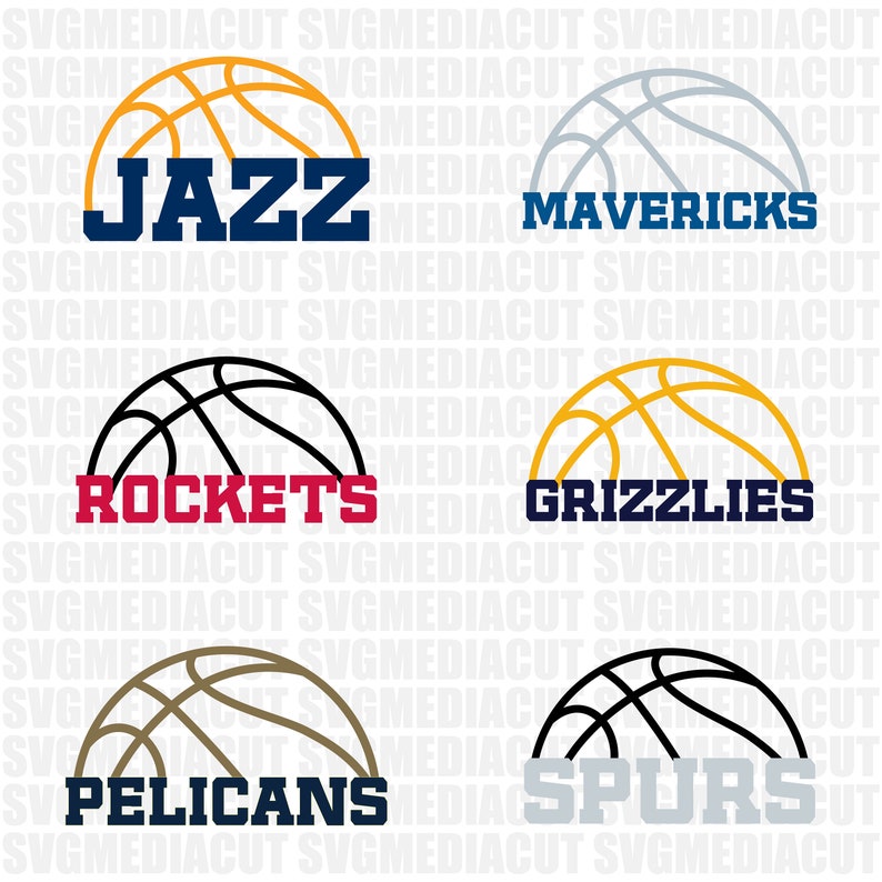 Basketball Bundle SVG Cricut Cut Files. PNG Clipart. Silhouette Print ...