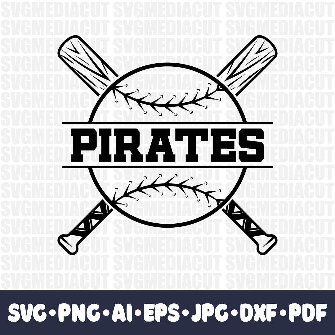 Pirates Baseball SVG Cricut Cut File Love Baseball Team PNG Clipart ...