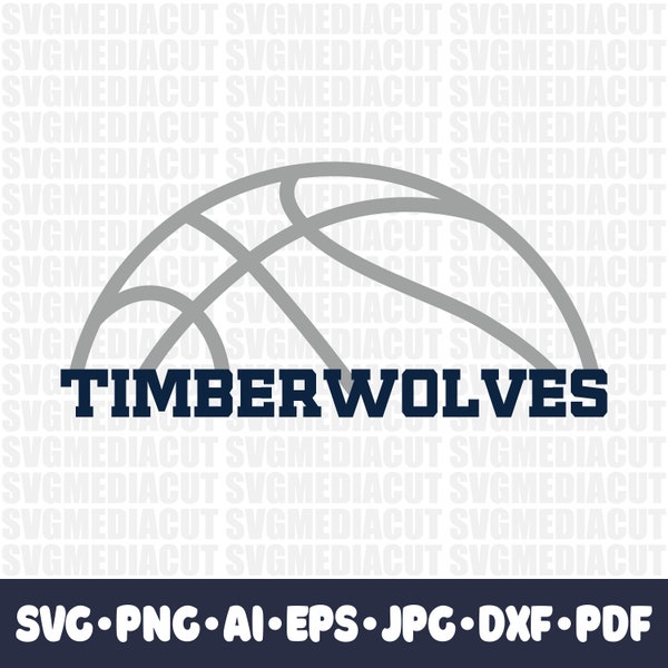 Timberwolves Svg - Etsy