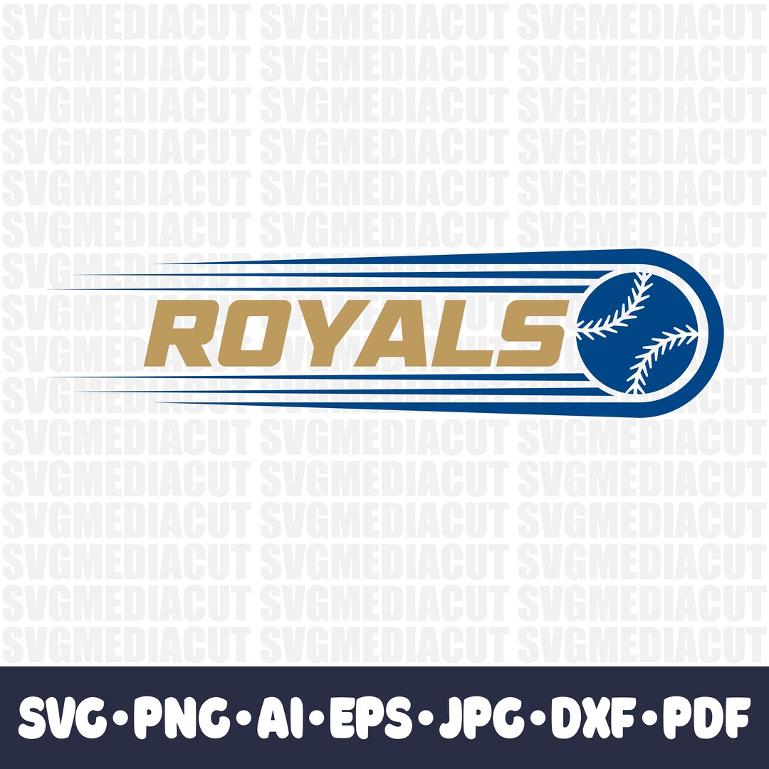 Royals Baseball SVG Cricut Cut File Love Baseball Team PNG Clipart ...