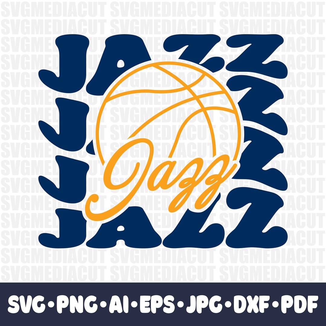 Jazz Basketball SVG Cricut Cut File. Love Team PNG Clipart. Cheer ...