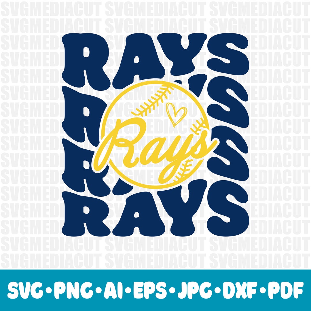 Rays Baseball SVG Cricut Cut File. Love Baseball Team PNG Clipart ...