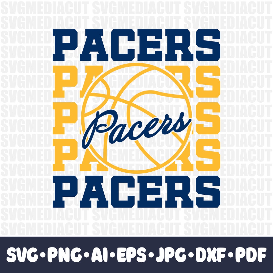 Pacers Basketball SVG Cricut Cut File. Love Team PNG Clipart. Cheer ...