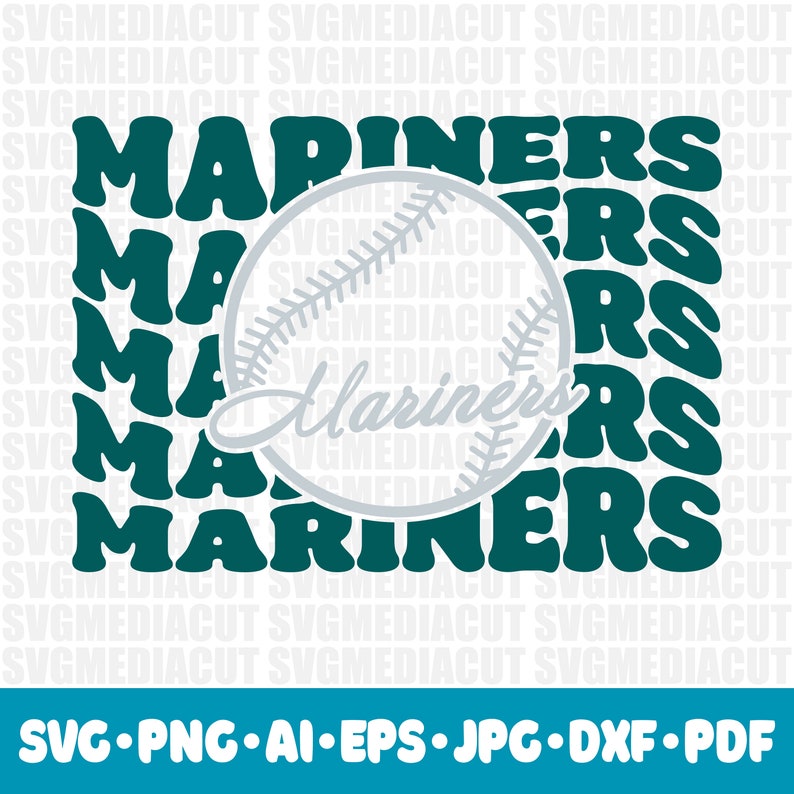Mariners Baseball SVG Cricut Cut File. Love Baseball Team PNG Clipart ...