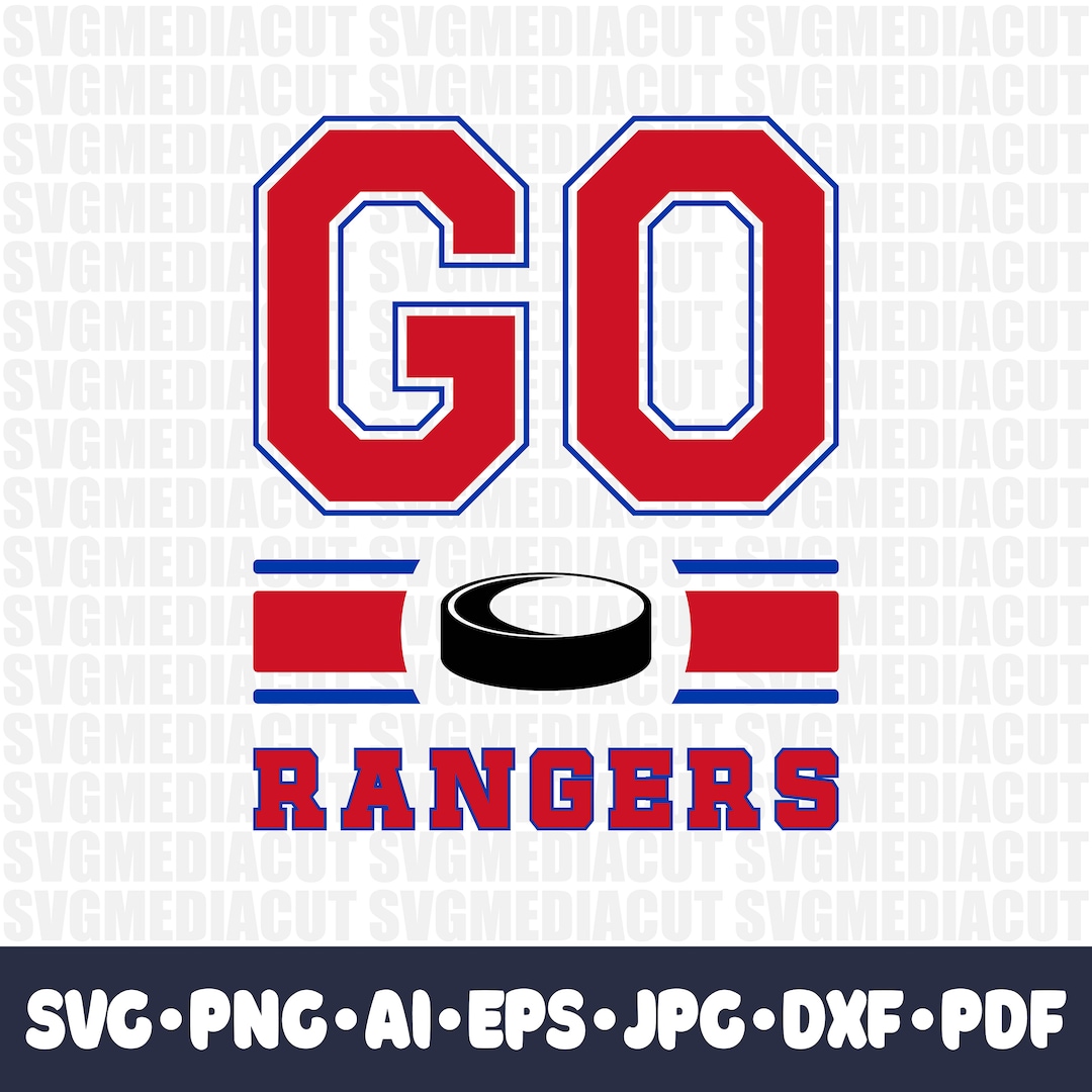 Rangers Hockey SVG Cricut Cut File. Hockey on Ice Team PNG Clipart ...
