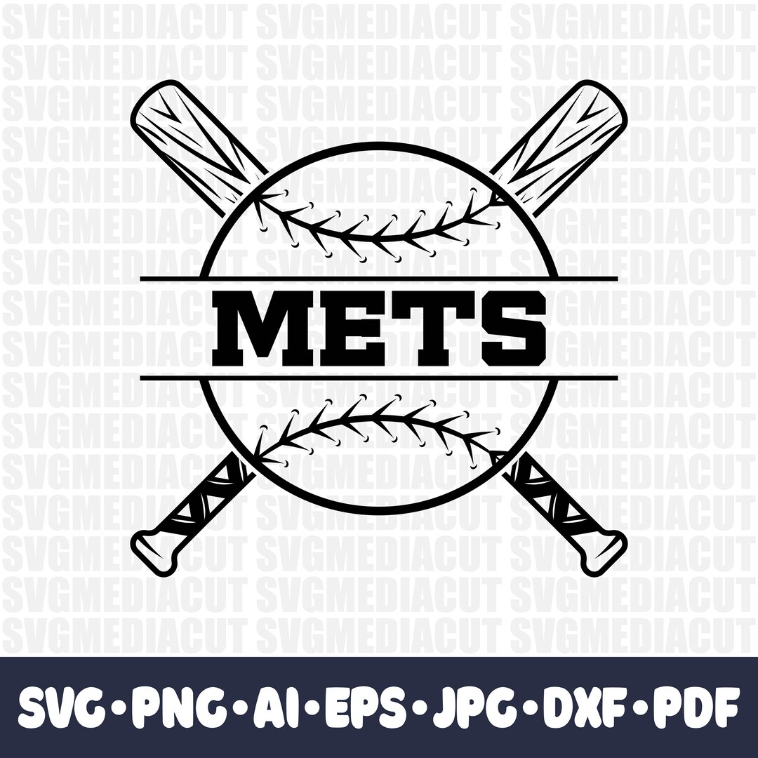 Mets Baseball SVG Cricut Cut File Love Baseball Team PNG Clipart Vinyl ...