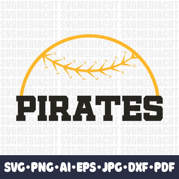 Pittsburgh Pirates Baseball Svg - Etsy
