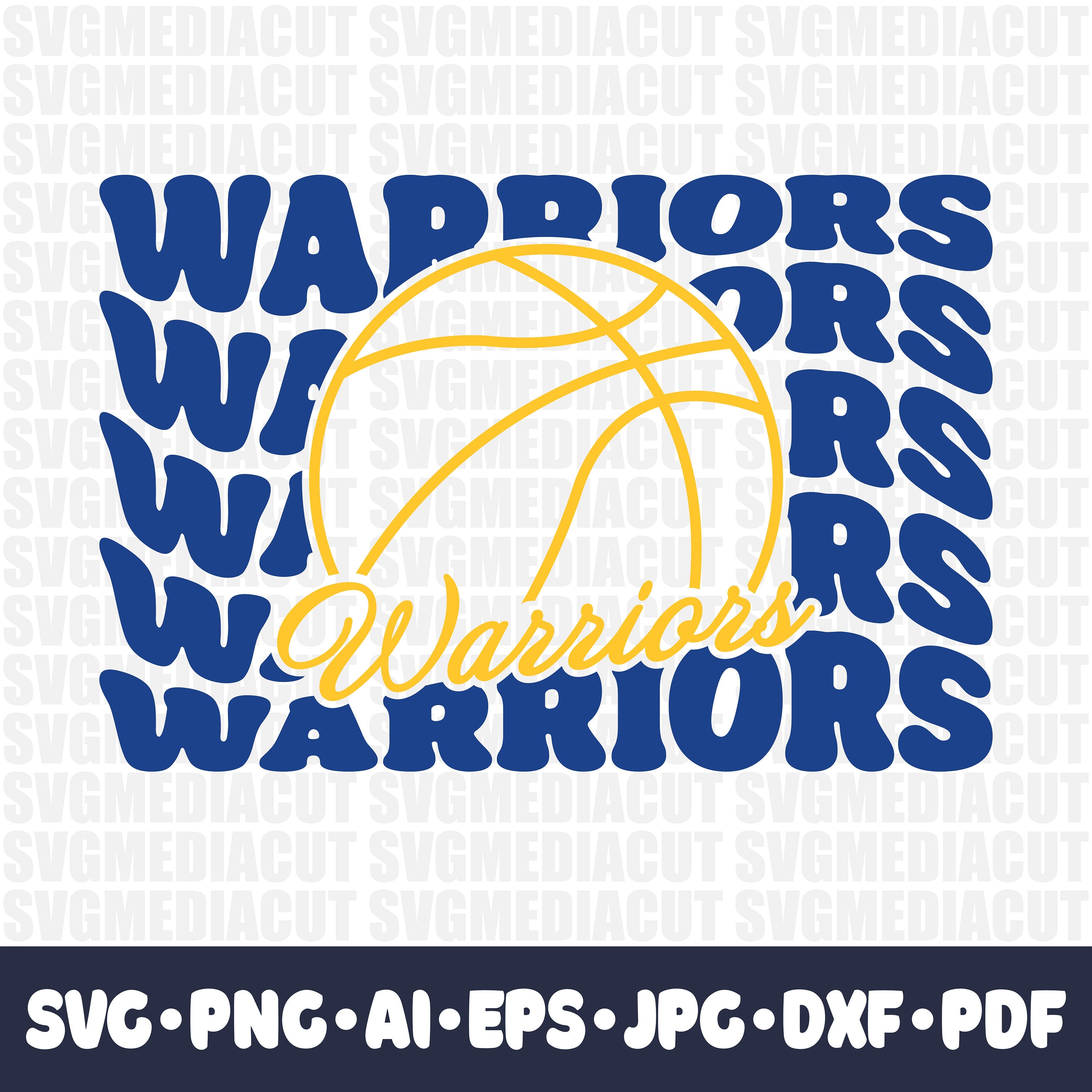 Warriors Basketball SVG Cricut Cut File. Love Team PNG Clipart. Cheer ...