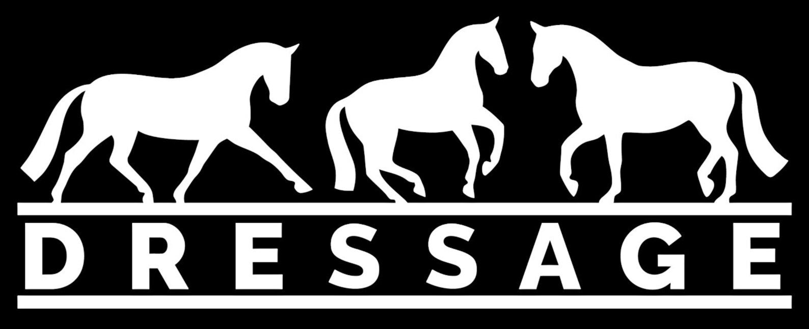 Dressage Vinyl Decal Dressage Sticker Dressage Horse Decal - Etsy
