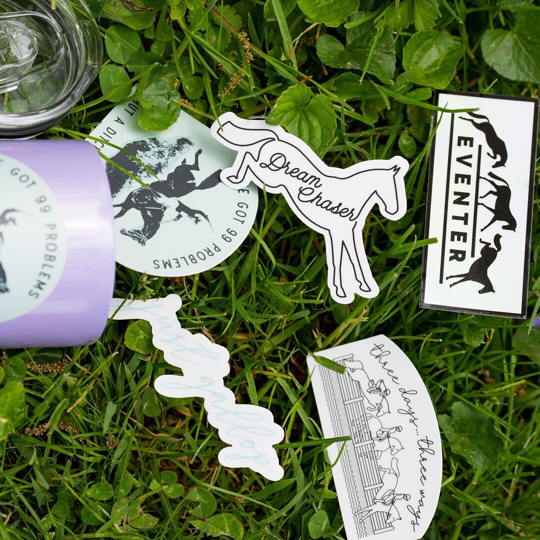 Eventing Sticker Pack Eventer Stickers XC Sticker 3 Day - Etsy