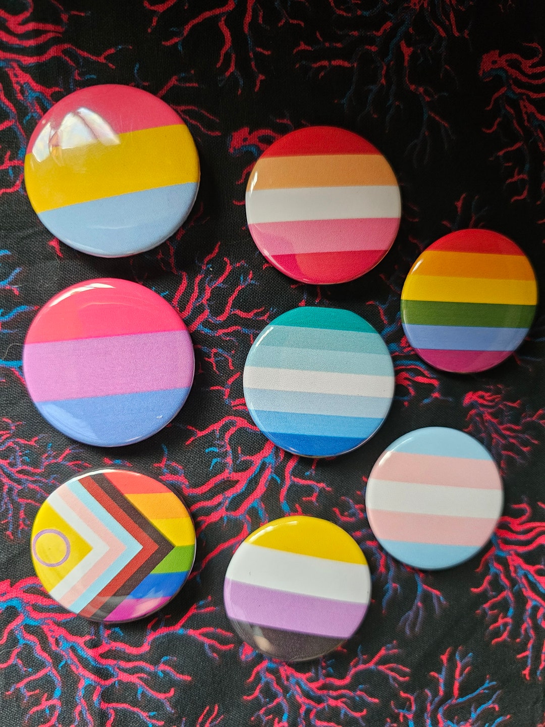 Various Pride Flag 1.5" Pinback Buttons - Etsy