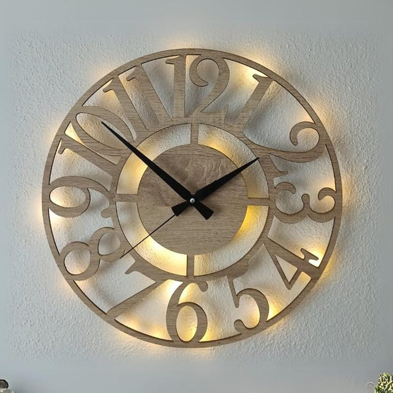 Illuminated Clock - Etsy