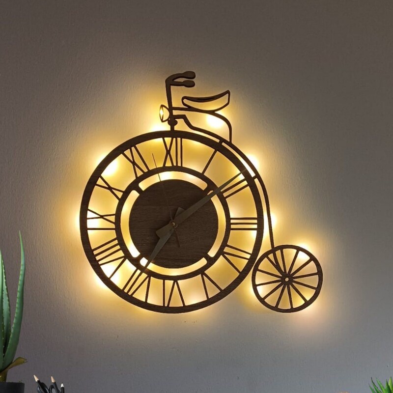 Bicycle Wall Clock - Etsy