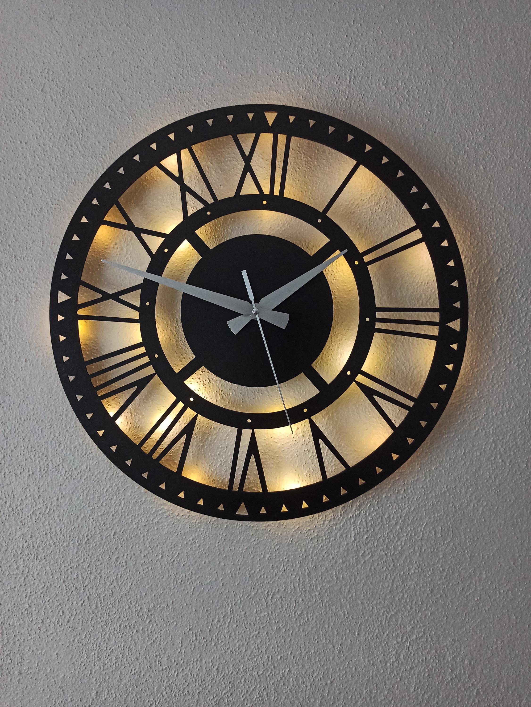 Unique Lighted Wall Clock, Large Wall Clocks, Stylish Wall Clocks ...