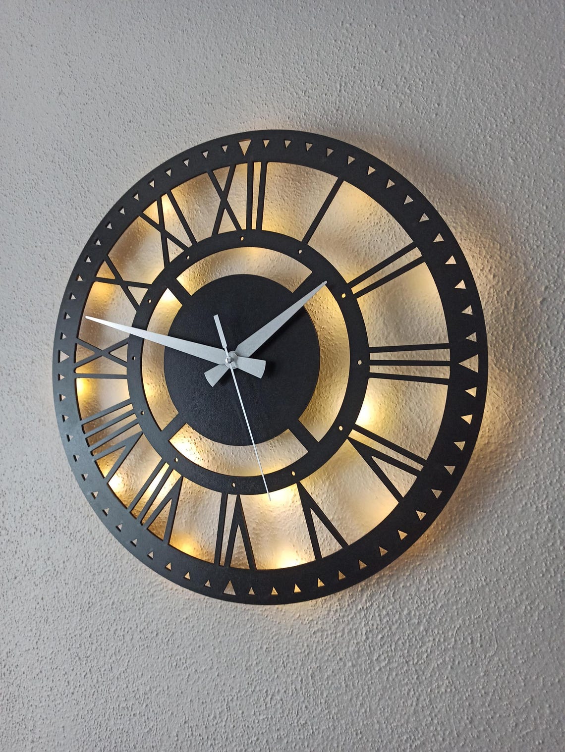 Unique Lighted Wall Clock, Large Wall Clocks, Stylish Wall Clocks ...