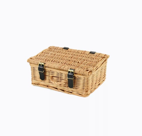 10 Inch Wicker Hamper Basket With Wood Wool for Sale Etsy UK
