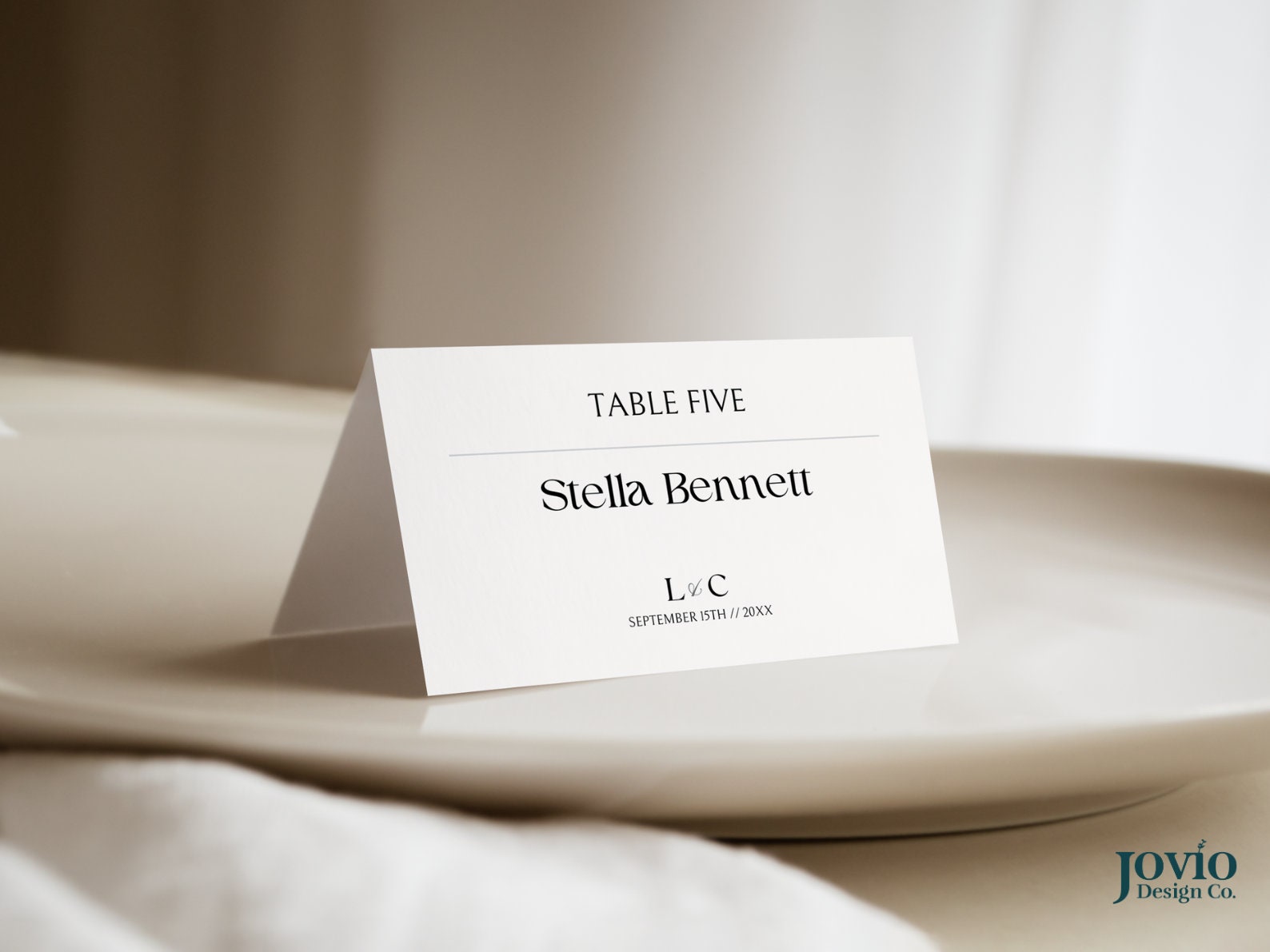 Wedding Menu Template for Wedding Place Cards Day of Table Cards ...