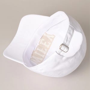 WIFEY Chenille Baseball Cap White Honeymoon Beach Beige Just Married ...