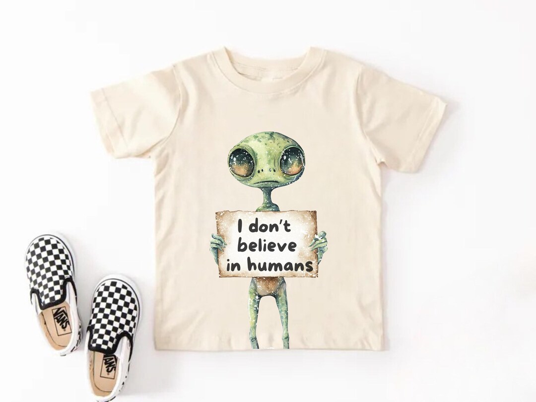 Funny Alien T Shirt Kid Top Toddler Outer Space Tee Youth Sarcastic ...