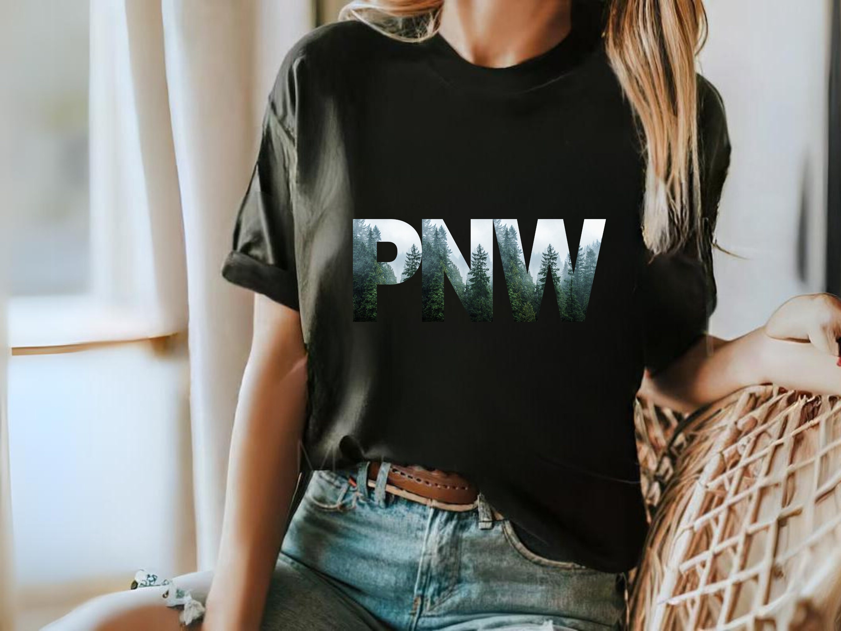 PNW Shirts Men Washington Dyed Shirt Gift for Her Comfort Colors ...