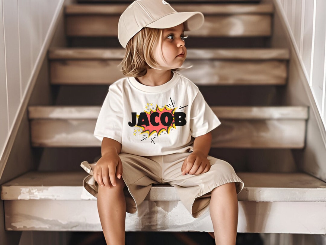 Personalized Boy Name Kid Shirt Custom Back to School Shirt Youth ...