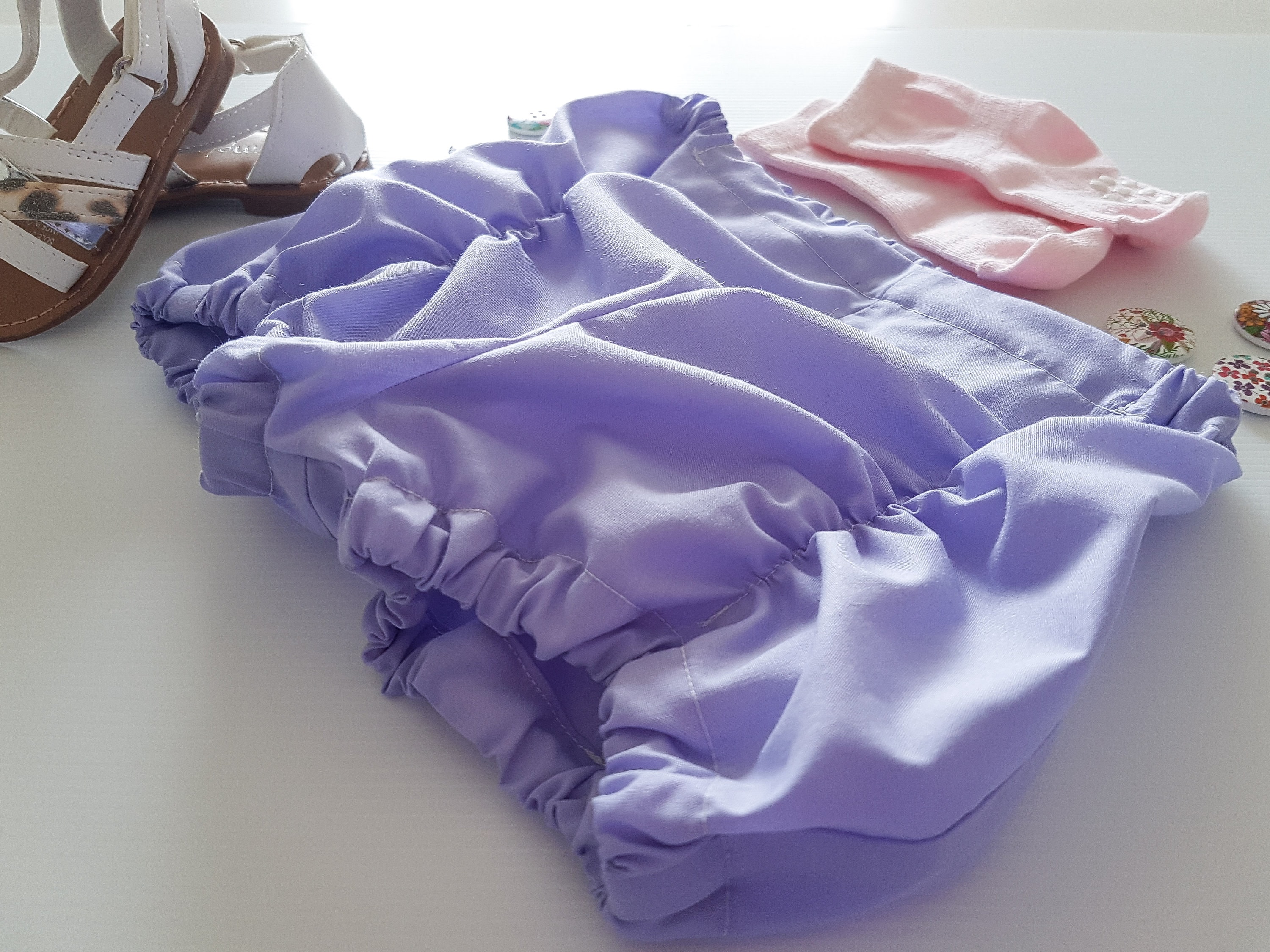 Toddler Pucker Shorts, Girls Purple Shorts, Toddler Lilac Shorts - Etsy