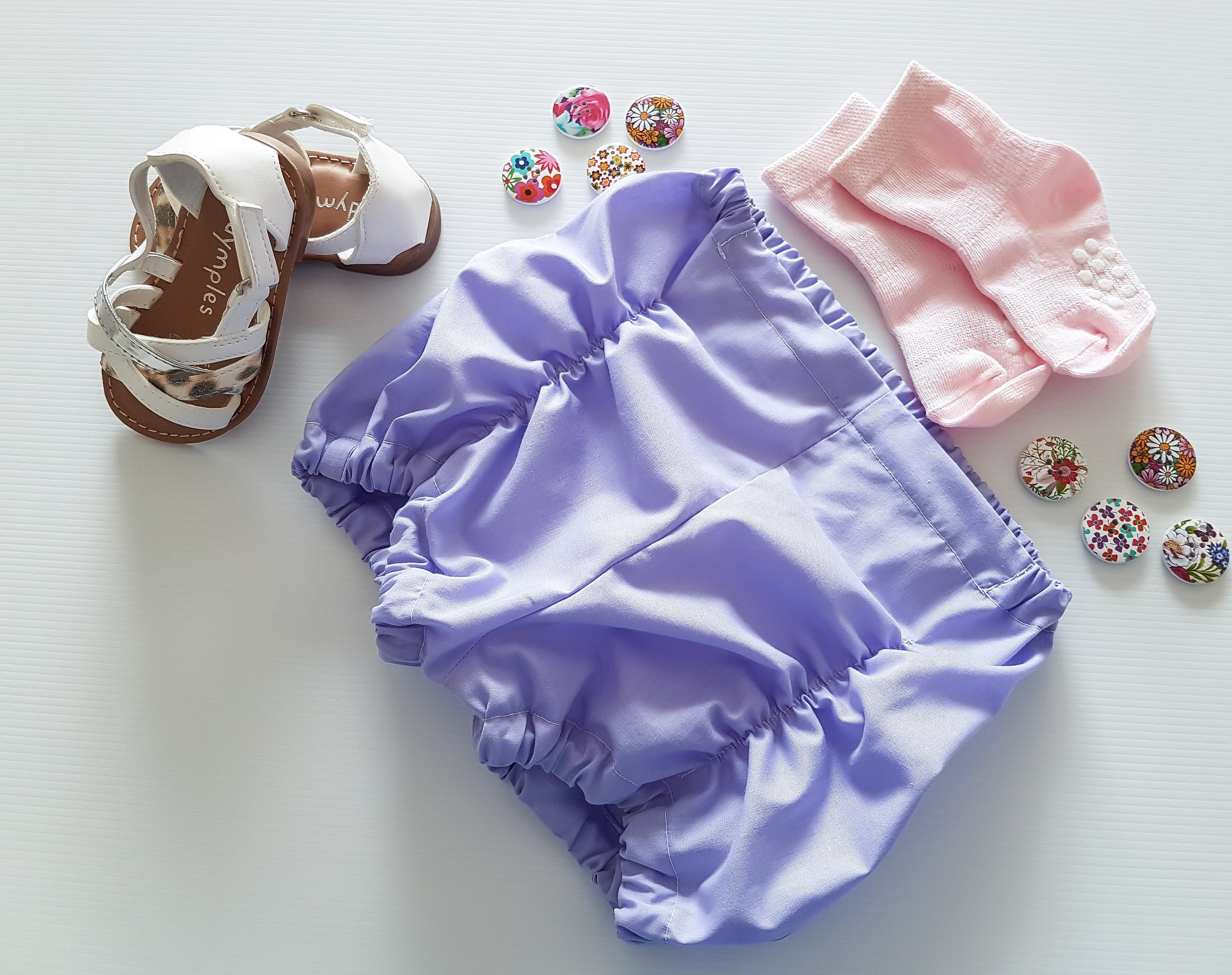 Toddler Pucker Shorts, Girls Purple Shorts, Toddler Lilac Shorts - Etsy