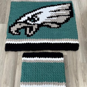 Pattern for Chunky Knit Blankets/finger Knitting Eagle - Etsy