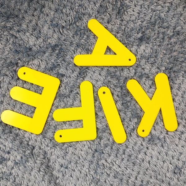 Acrylic Letters - Etsy