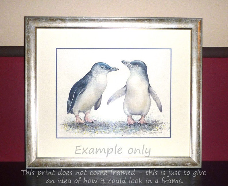 Fairy Penguins Art Print Australian Art Penguin Nursery - Etsy