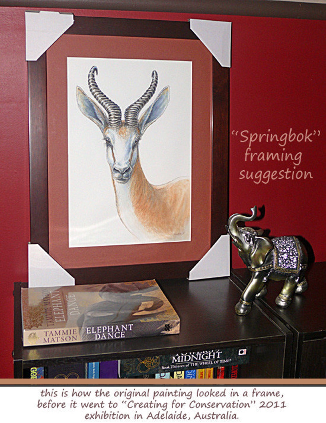 Springbok Antelope Print African Animal Art African | Etsy