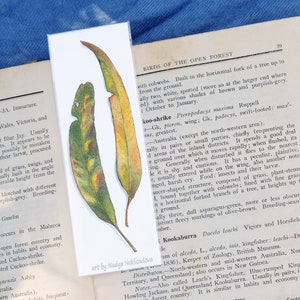 Eucalyptus Leaf Bookmark - Canvas Bookmark 2x6in (5x15cm) - Gumtree ...