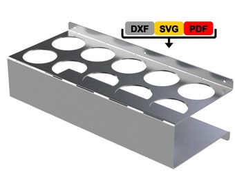 10 Spray Can Holder Cut Files Wall Mount Spray Hanger DXF SVG Plasma ...