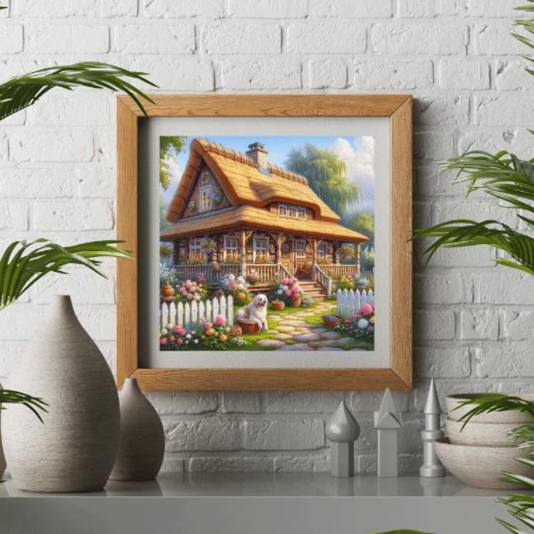 Digital Download: Country Cottage Poster - Etsy