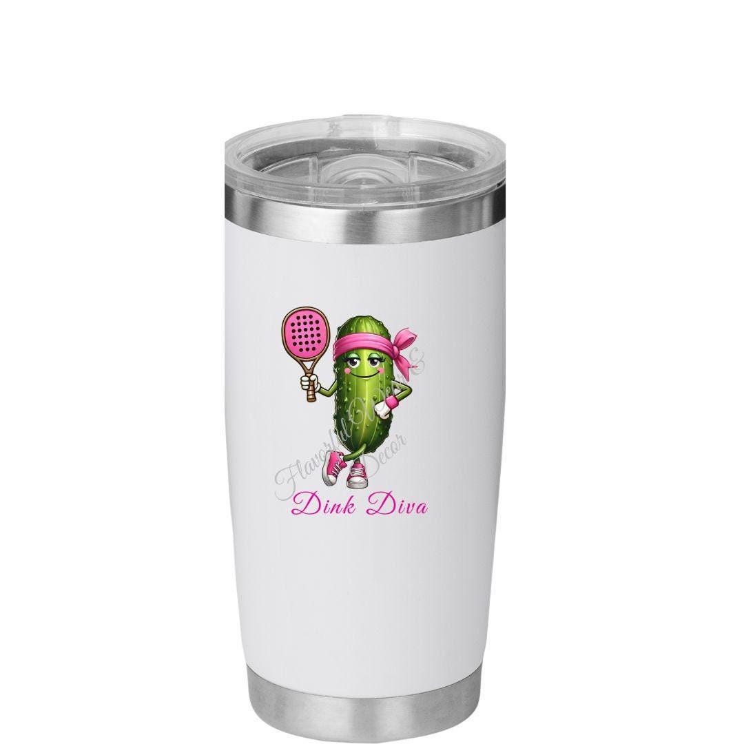 Pickleball Lover Dink Diva Kiss Cut Bubble Free Sticker - Perfect Funny ...