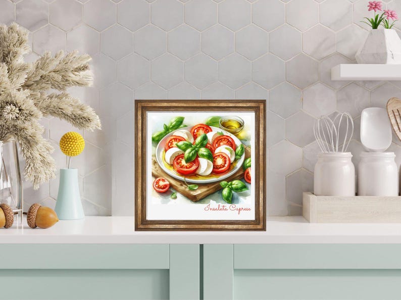 Caprese Salad Art Tomato Art Insalata Caprese Art Tomato Girl Summer ...