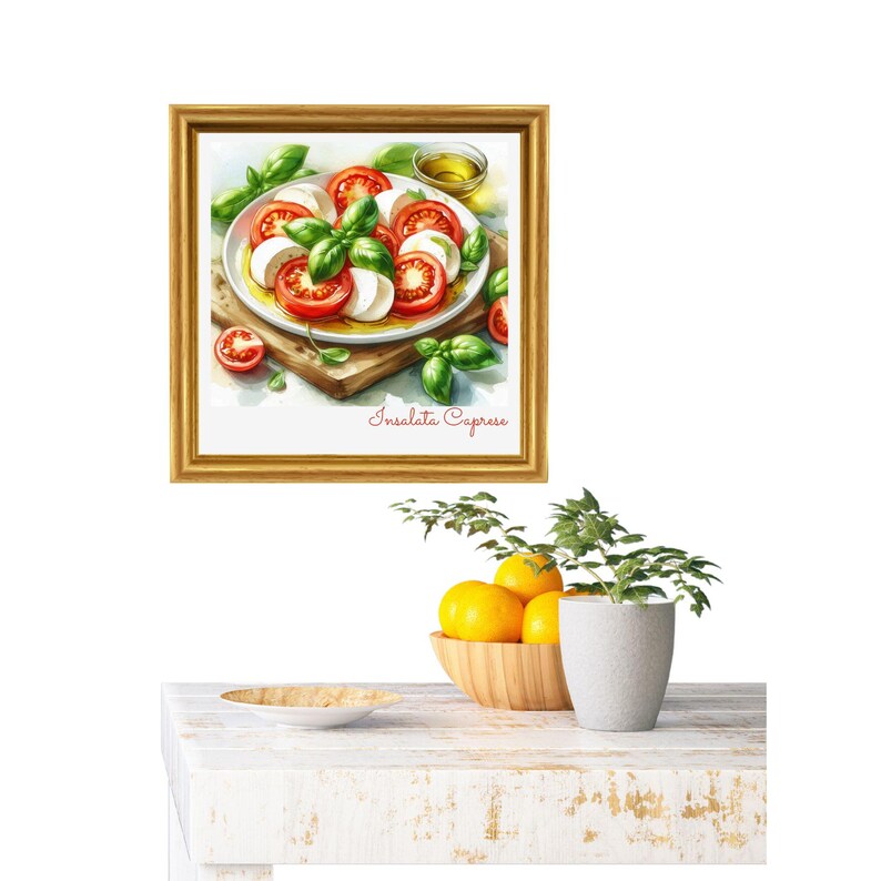 Caprese Salad Art Tomato Art Insalata Caprese Art Tomato Girl Summer ...