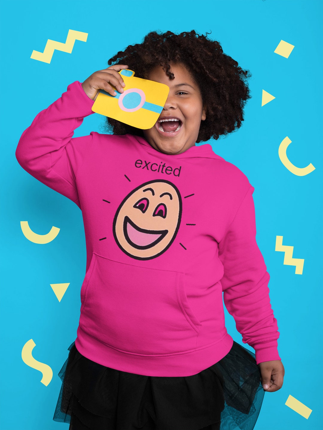 Teen Boy or Girl PECS 'excited' Hoodie Sizes S-XL - Etsy