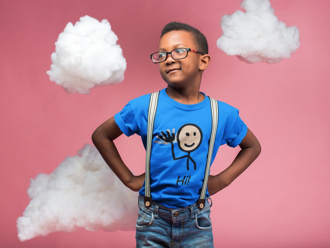 Teen Boy or Girl PECS 'hi!' Tee Sizes S-XL - Etsy
