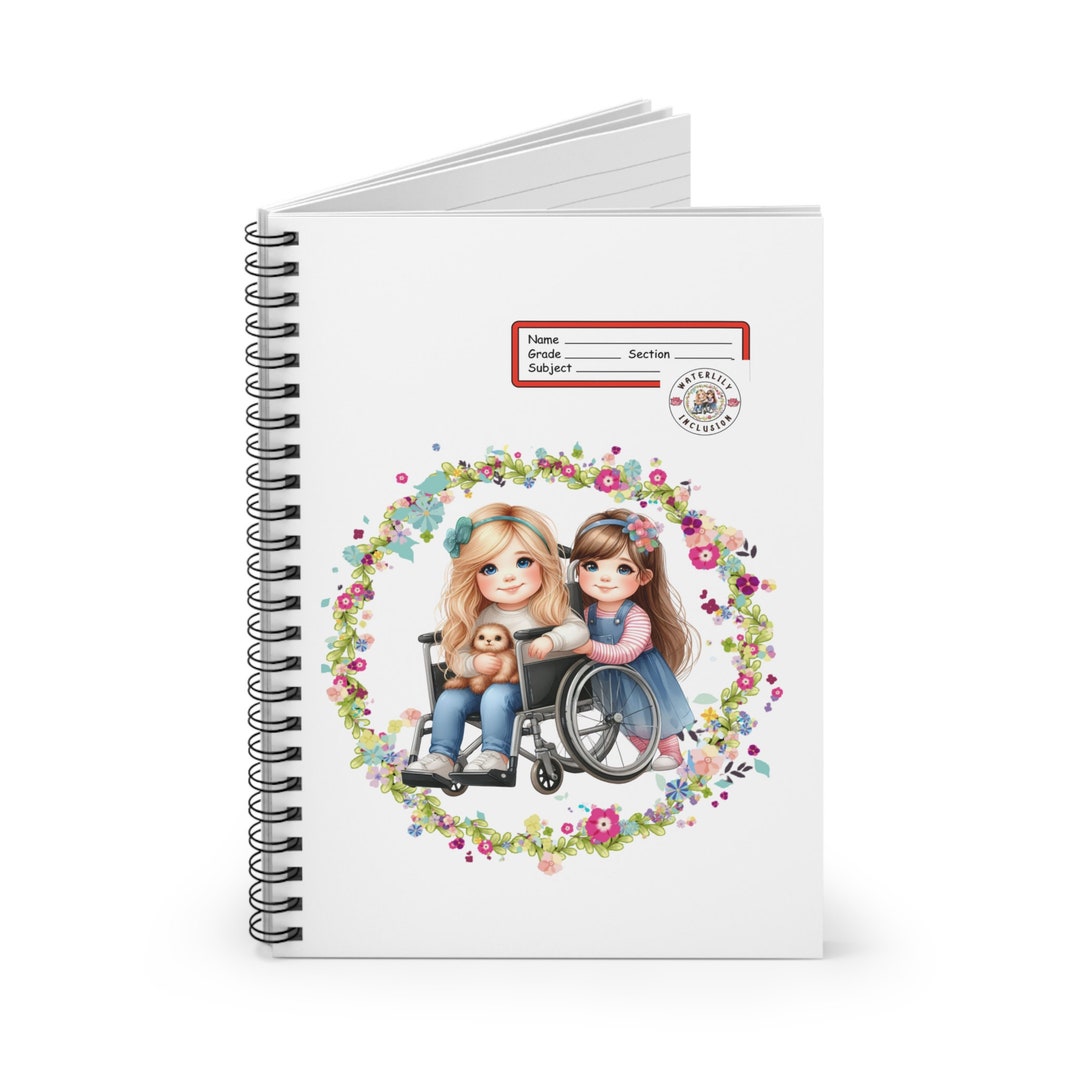 Cute Sisters Notebook Waterlily Inclusion Notebook 118 Pages Notebook ...